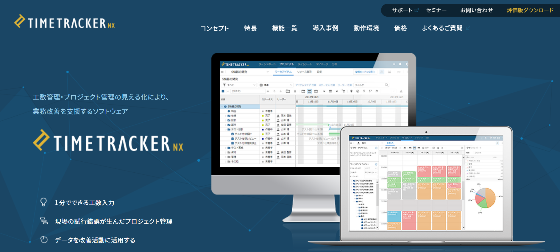 TimeTracker NX（タイムトラッカーNX)の評判と実態｜15個のプロジェクト管理ツールを試したわかった本当のおすすめ | 発注業者比較なら【アイミツ】